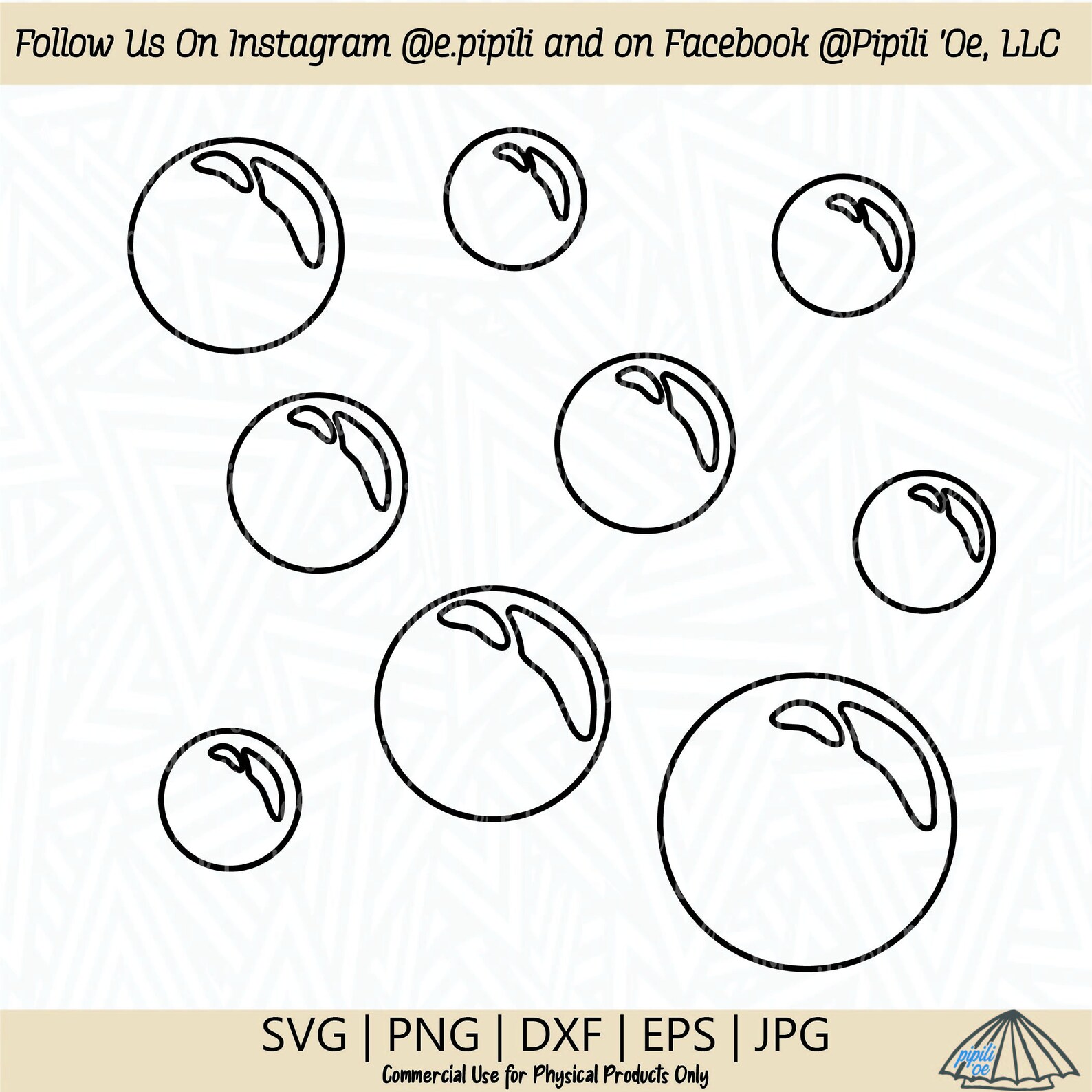 Bubbles Outline SVG - Bubbles SVG - Bubbles Clip Art - Bubbles Cut File ...