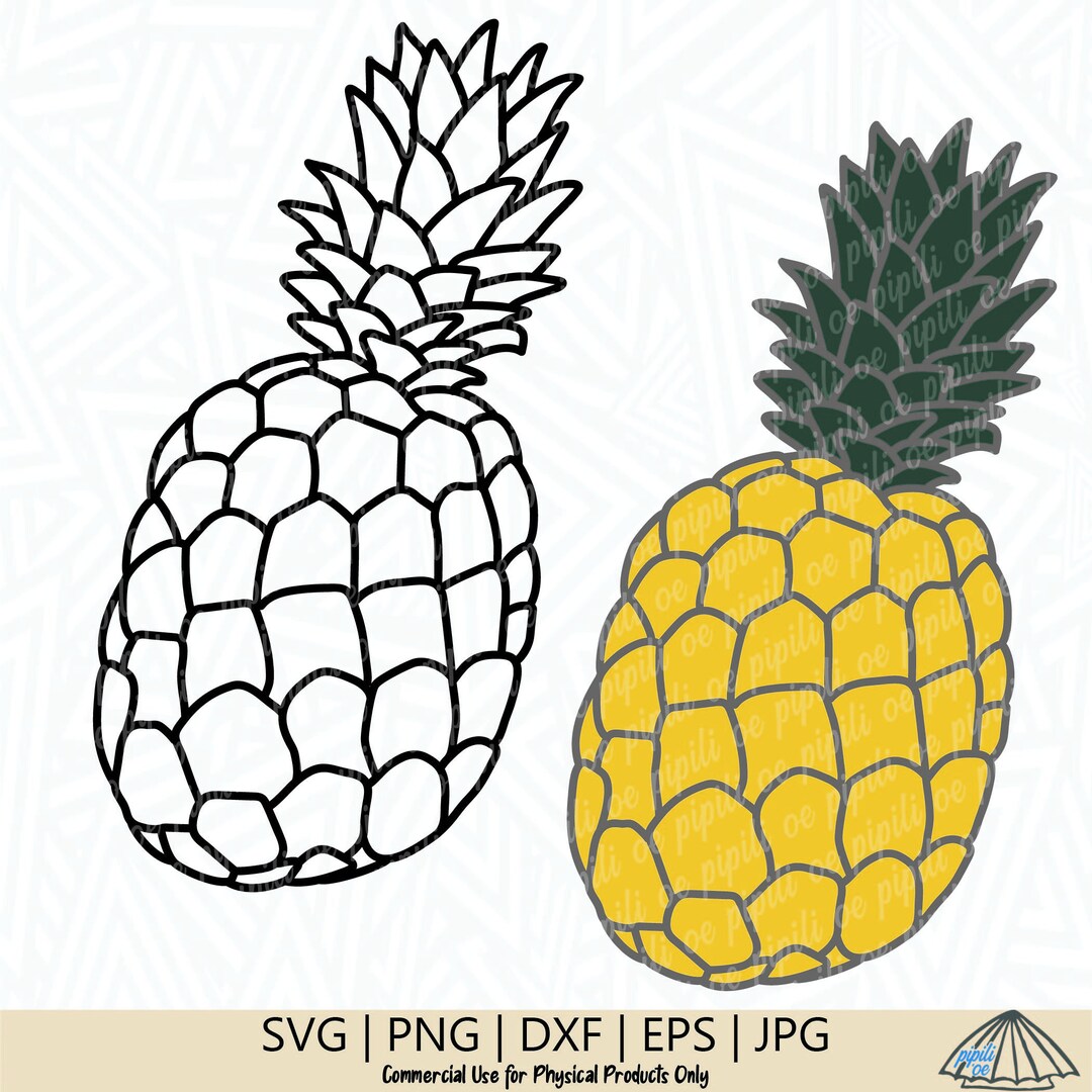 Pineapple SVG - Pineapple Cut File - Pineapple Clip Art - Hawaii Svg ...