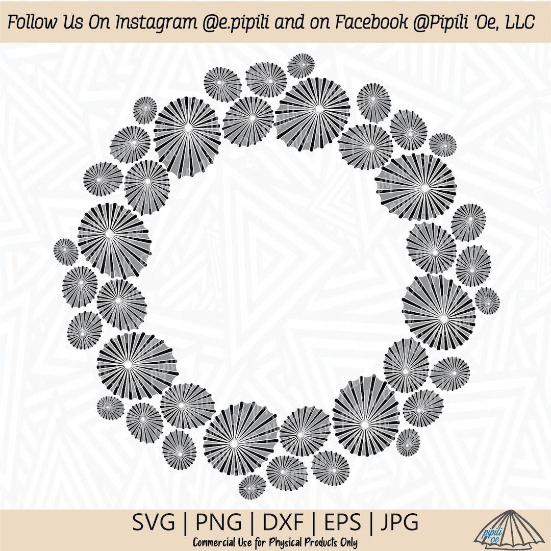 Opihi Circle Frame SVG - Opihi Clip Art - Digital Download - Opihi PNG ...