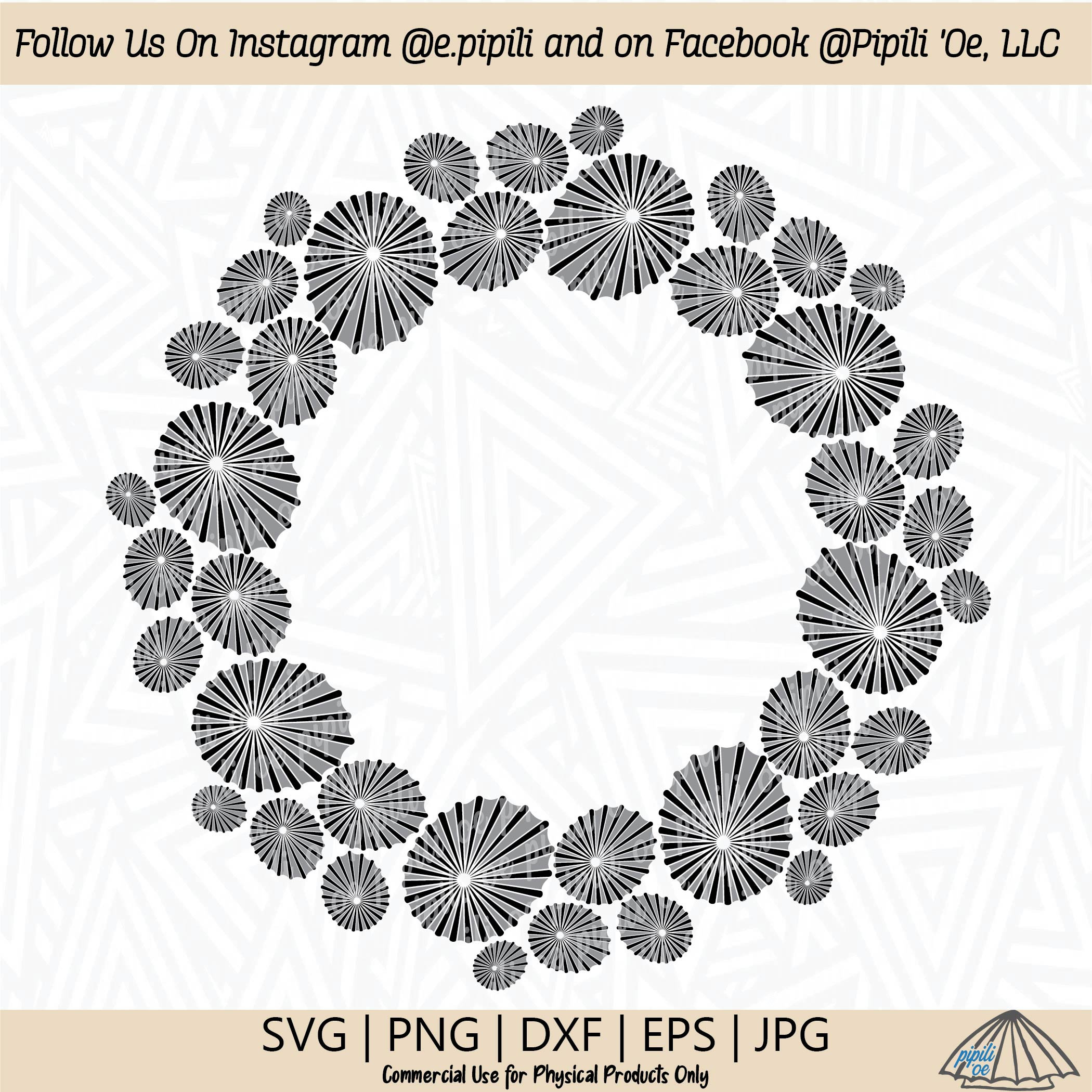 Opihi Circle Frame SVG - Opihi Clip Art - Digital Download - Opihi PNG ...