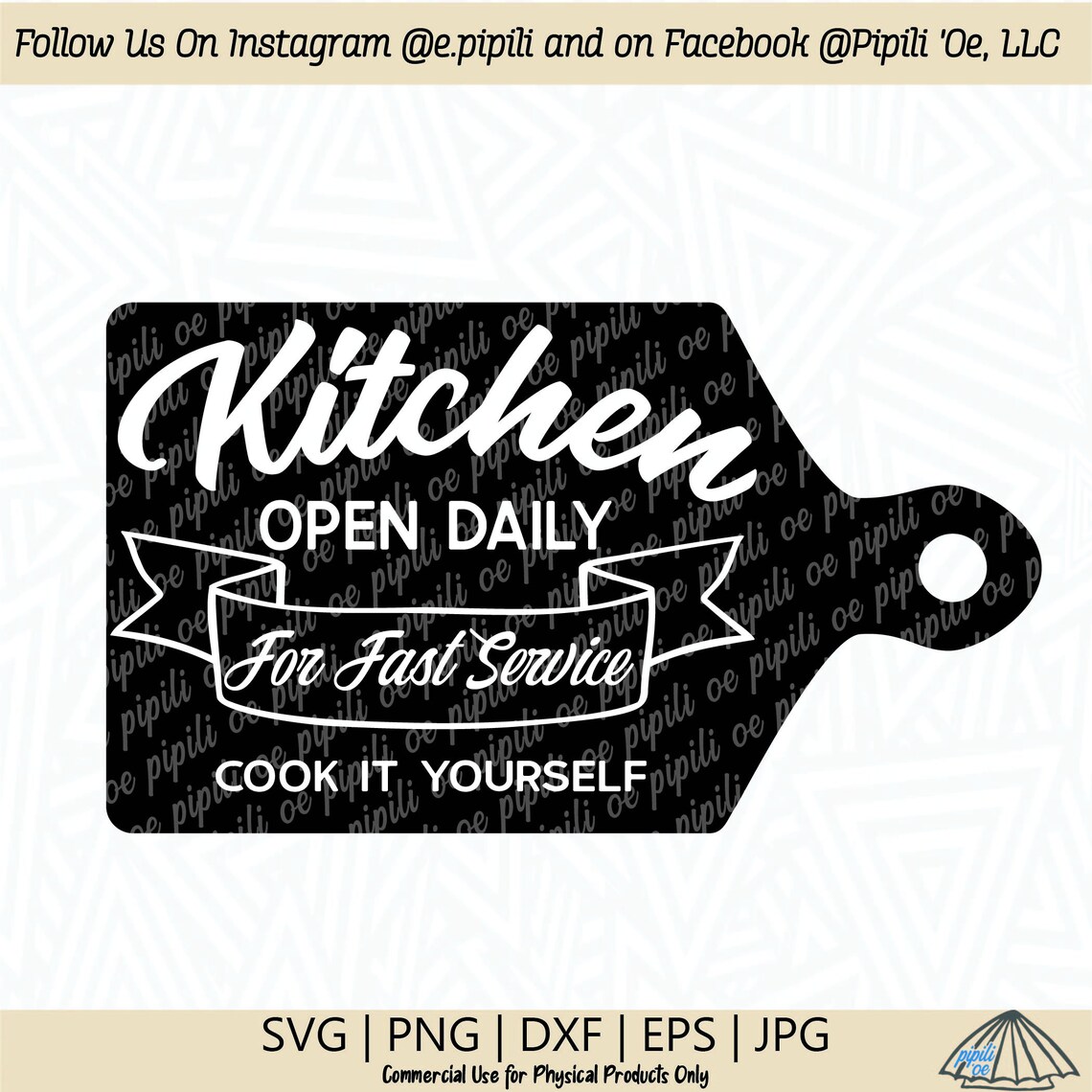 Kitchen Open Daily SVG Kitchen SVG Home Decor SVG | Etsy