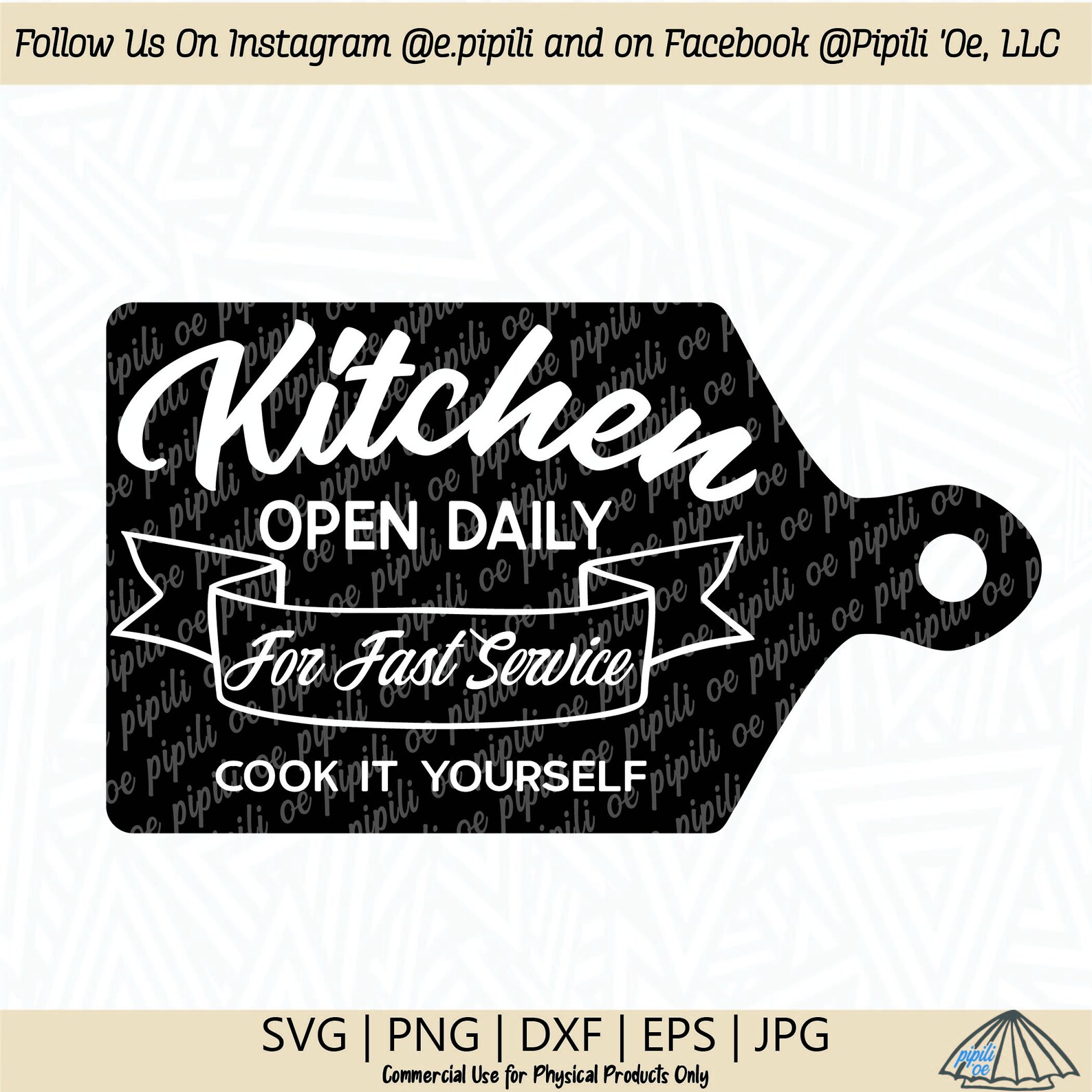 Kitchen Open Daily SVG Kitchen SVG Home Decor SVG - Etsy