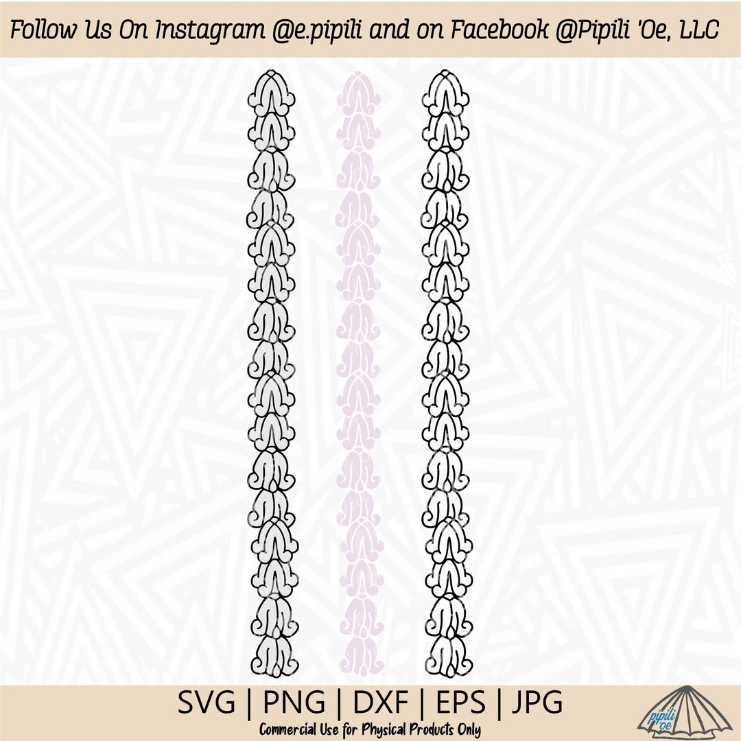 Single Crown Flower Lei SVG - Flower SVG - Hawaii Flower SVG - Digital ...