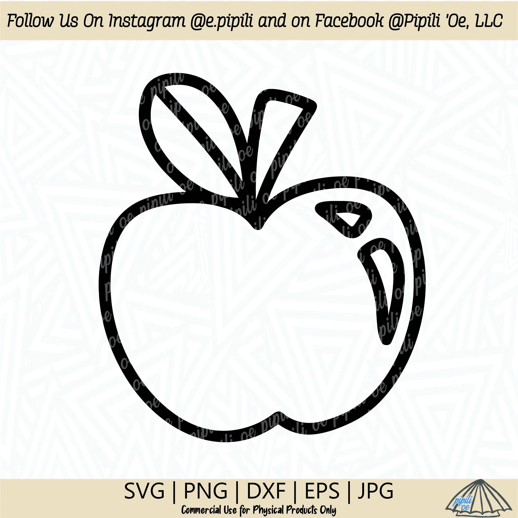 Apple Outline Clip Art