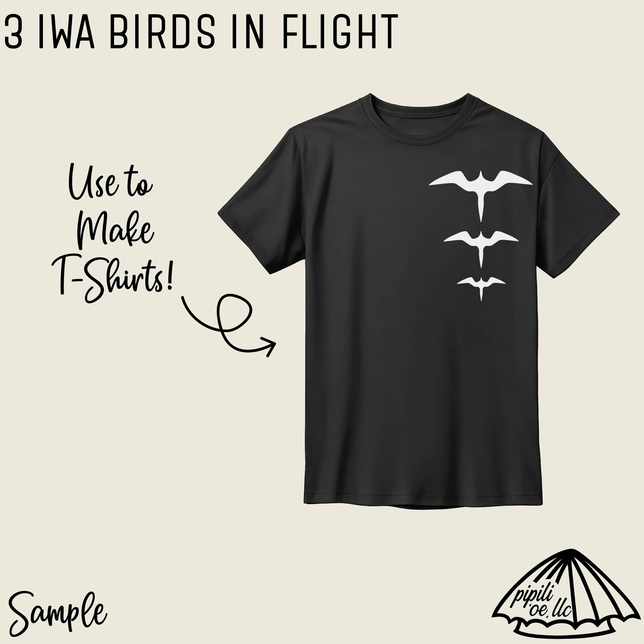 3 Iwa Birds in Flight SVG - Iwa Bird SVG - Bird Silhouette SVG - Hawaii ...