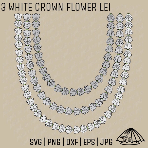 Crown Flower Lei Clipart - Etsy