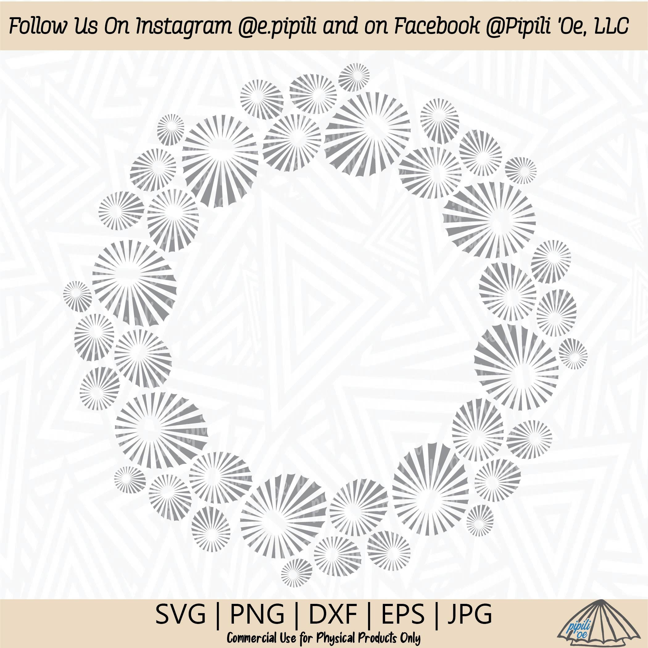 Opihi Circle Frame SVG - Opihi Clip Art - Digital Download - Opihi PNG ...