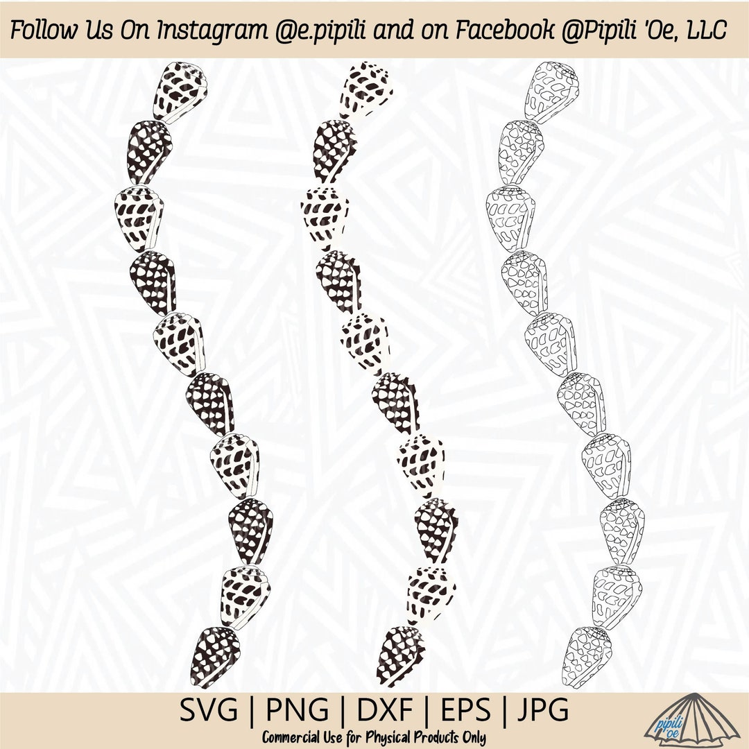 Hebrew Cone Shell S Shape SVG - Beach Shell SVG - Shell SVG - Digital ...