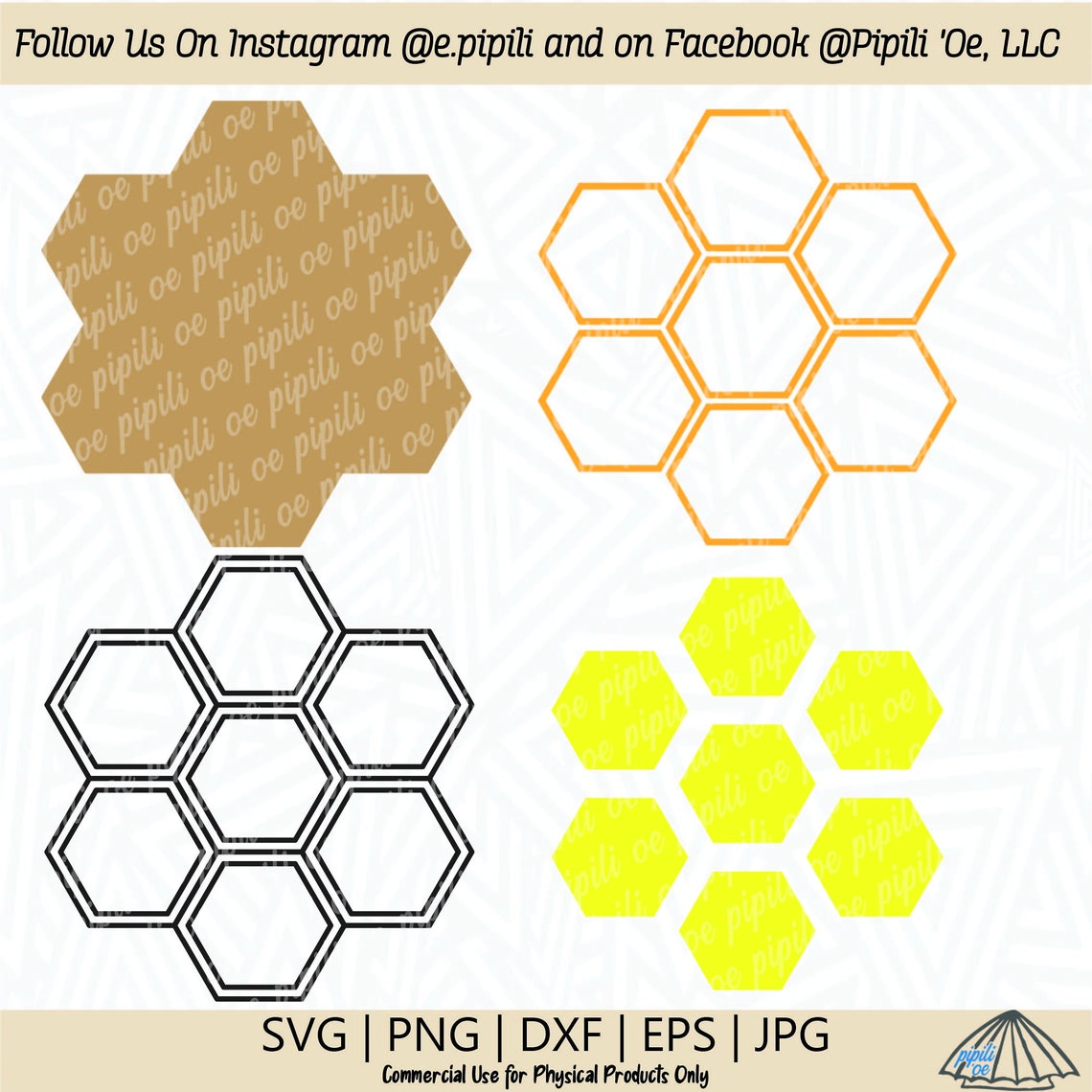 Waben Abschnitt SVG Waben SVG Honig SVG Honeybee Svg | Etsy