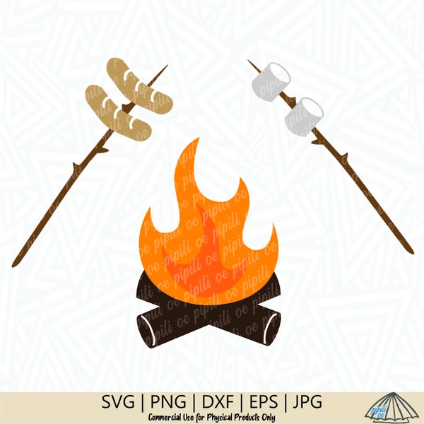 Campfire Svg - Etsy
