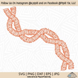 Double Ilima Lei S Shape SVG - 'ilima Lei SVG - Hawaii Lei SVG ...