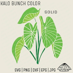 Kalo Bunch SVG - Taro Plant SVG - Hawaii Plant SVG - Digital Download ...