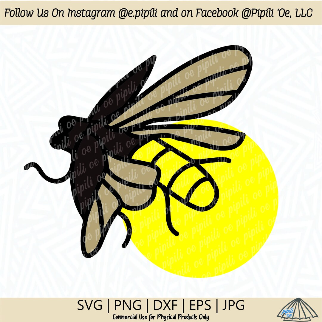 Firefly SVG - Firefly Bug SVG - Insect SVG - Digital Download - Glow ...