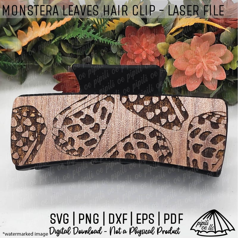 4 Hair Clip Cut File - Etsy