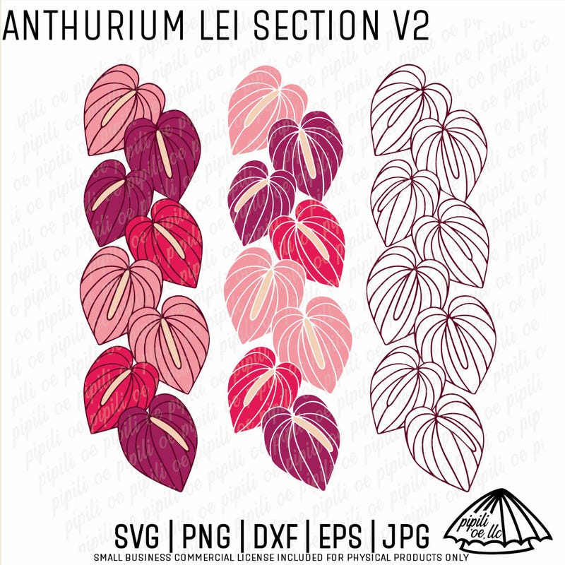 Anthuriums Illustration - Etsy