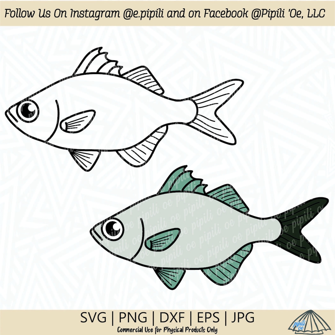 Aholehole - Reef Fish SVG - Fish SVG - Hawaii Fish SVG - Digital ...