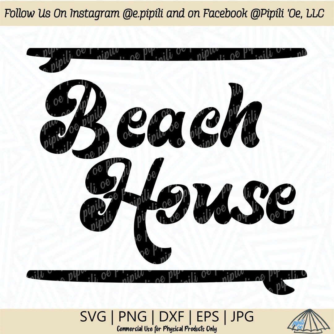Beach House SVG - Beach SVG - Beach House Png - Digital Download ...