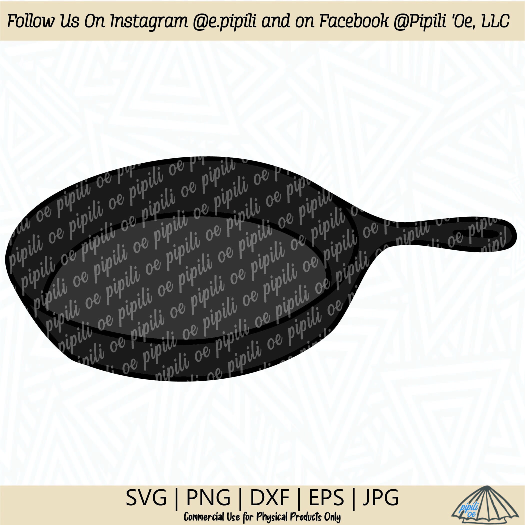 Cast Iron Pan SVG Cooking Pan SVG Kitchen SVG Home | Etsy