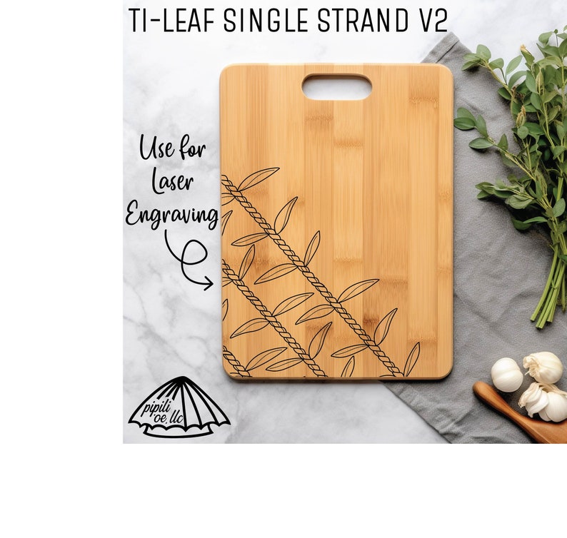 Ti-leaf Single Strand V2 SVG - Ti-leaf Lei SVG - Lei Lāʻī Clip Art ...