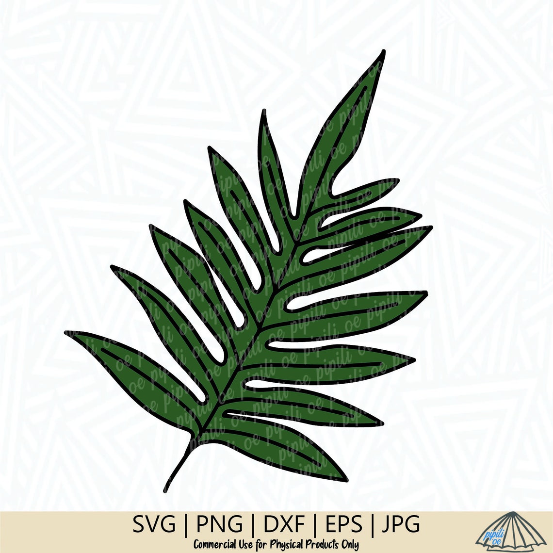 Lauae SVG - Fern SVG - Leaf SVG - Hawaii Svg - Lauae Fern Svg - Lauae ...