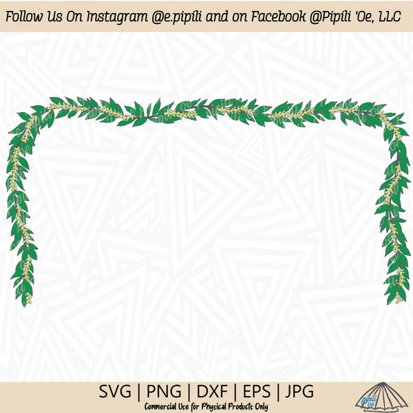 Maile Lei Svg - Etsy
