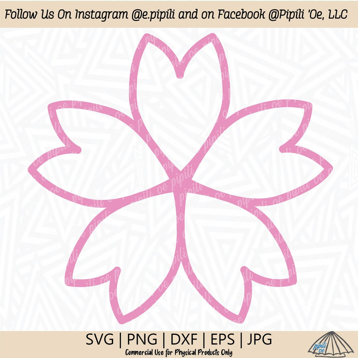 Sakura Flower SVG - Cherry Blossom SVG - Flower SVG - Plant Svg ...
