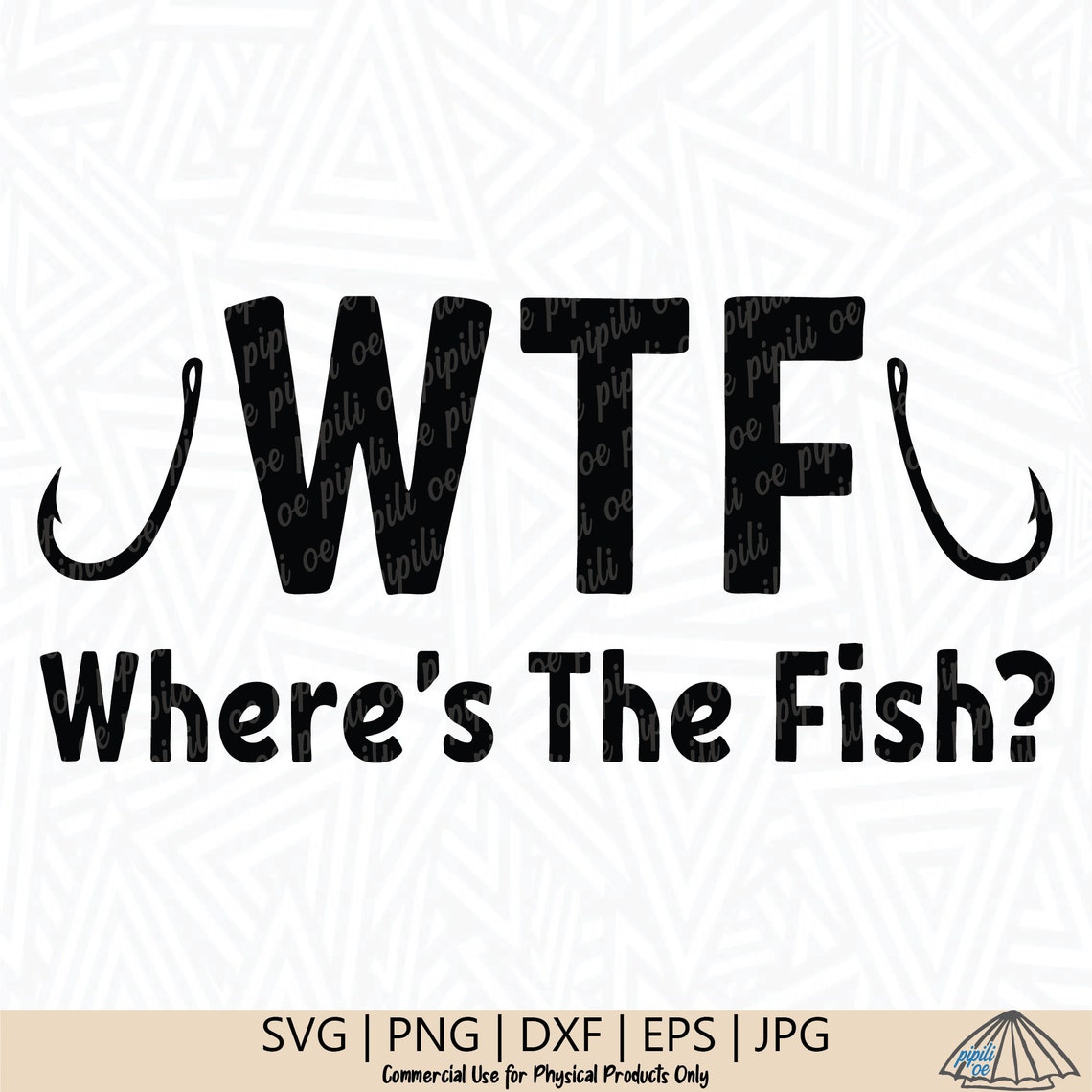 WTF Where's the Fish SVG Sayings SVG Where's - Etsy