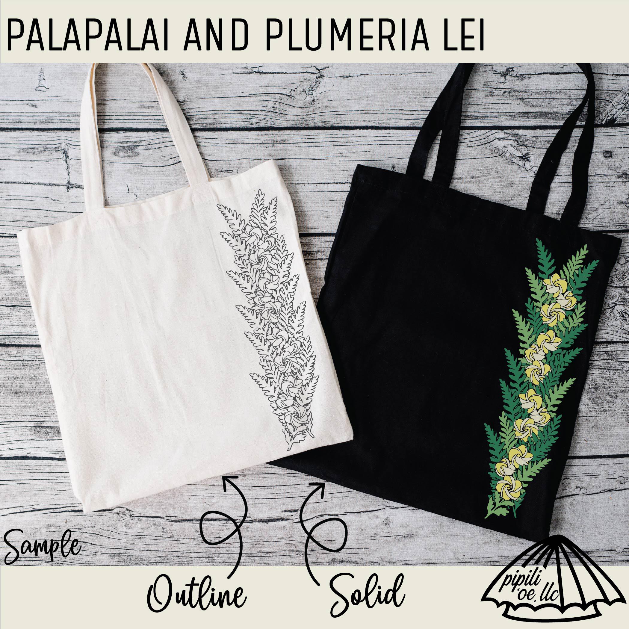 Palapalai and Plumeria Lei Section SVG - Palapalai Lei SVG - Plumeria ...