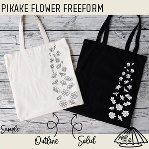 Pikake Flower Freeform SVG - Pikake Flower SVG - Botanical SVG - Hand ...