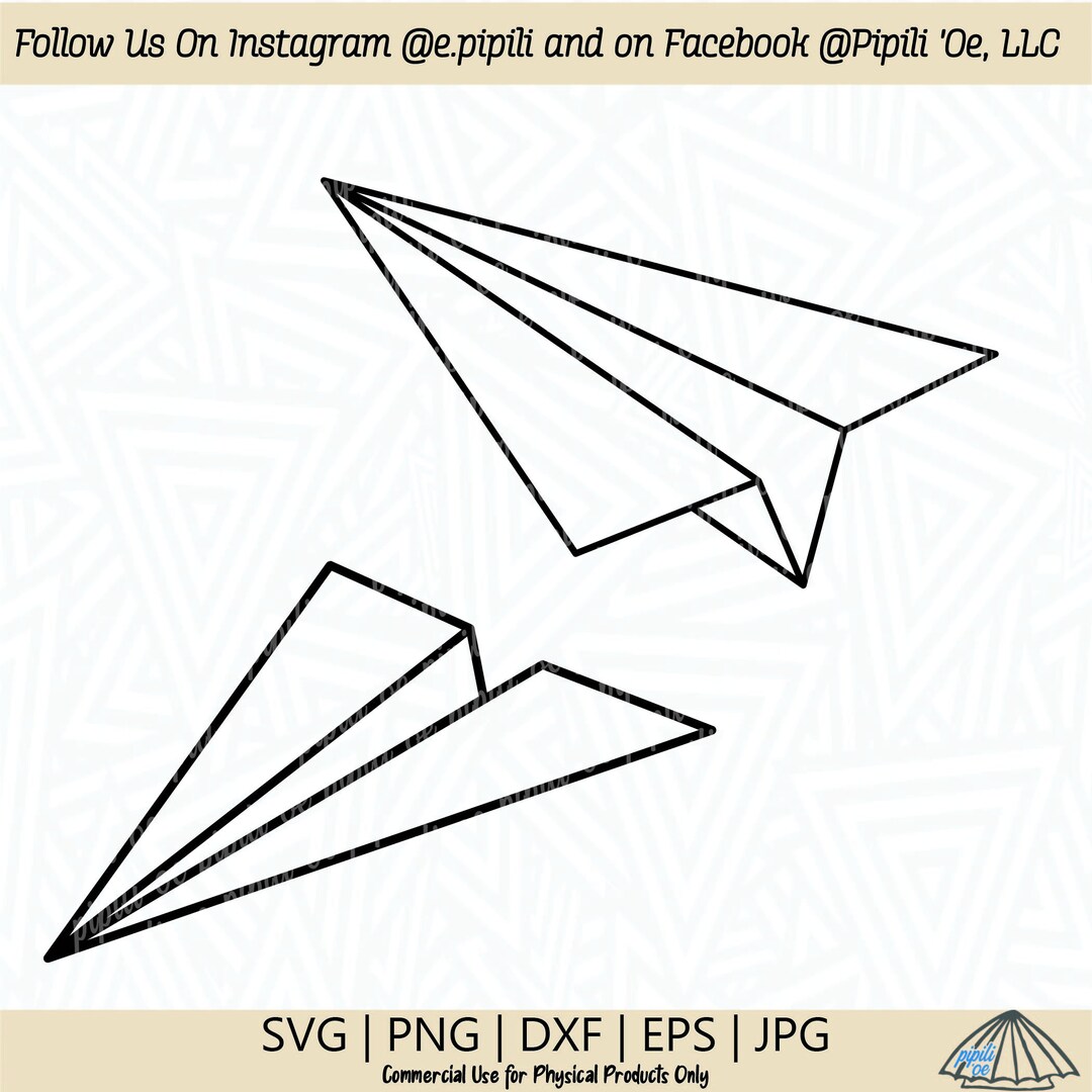 Paper Airplanes SVG - Airplane SVG - Children's Room SVG - Home Decor ...