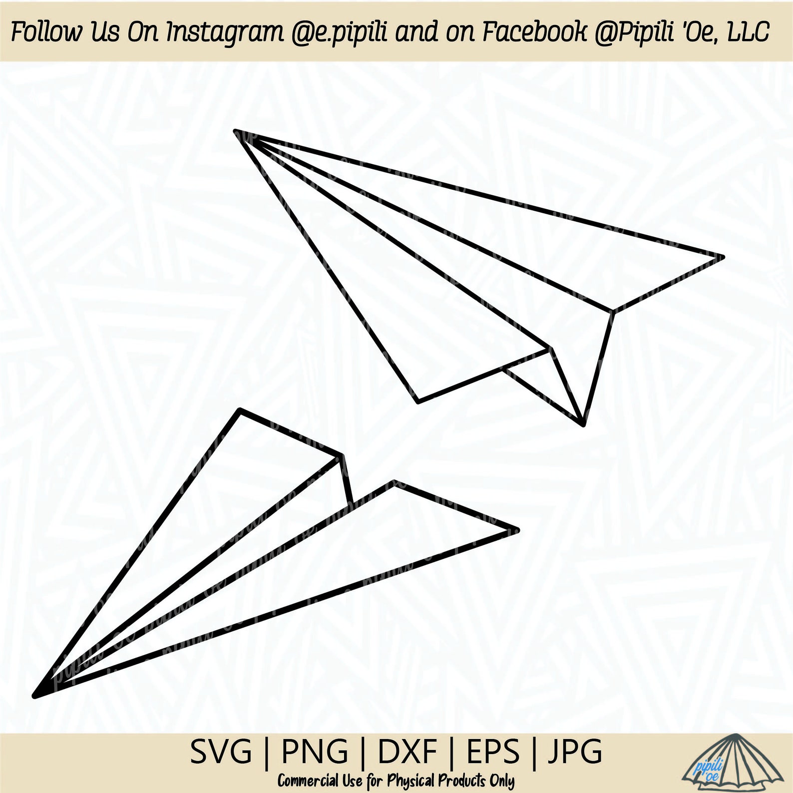 Paper Airplanes SVG - Airplane SVG - Children's Room SVG - Home Decor ...