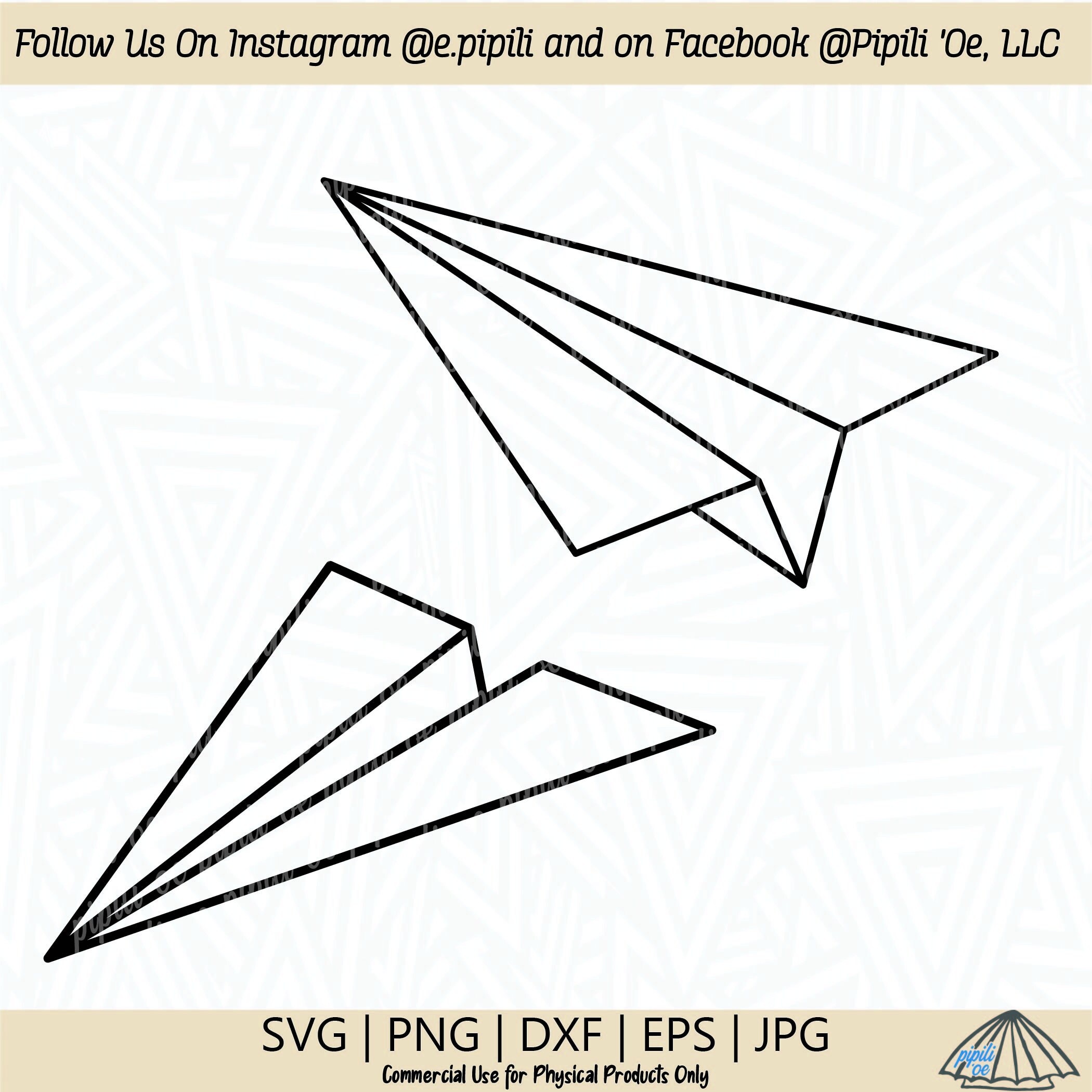 Paper Airplanes SVG - Airplane SVG - Children's Room SVG - Home Decor ...