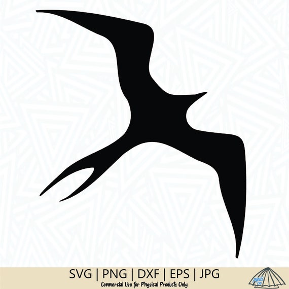 Bird Silhouette SVG Bird File SVG Iwa Bird SVG Hawaii - Etsy