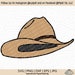 Paniolo - Cowboy Hat V2 SVG - Hat SVG - Paniolo Hat SVG - Digital ...