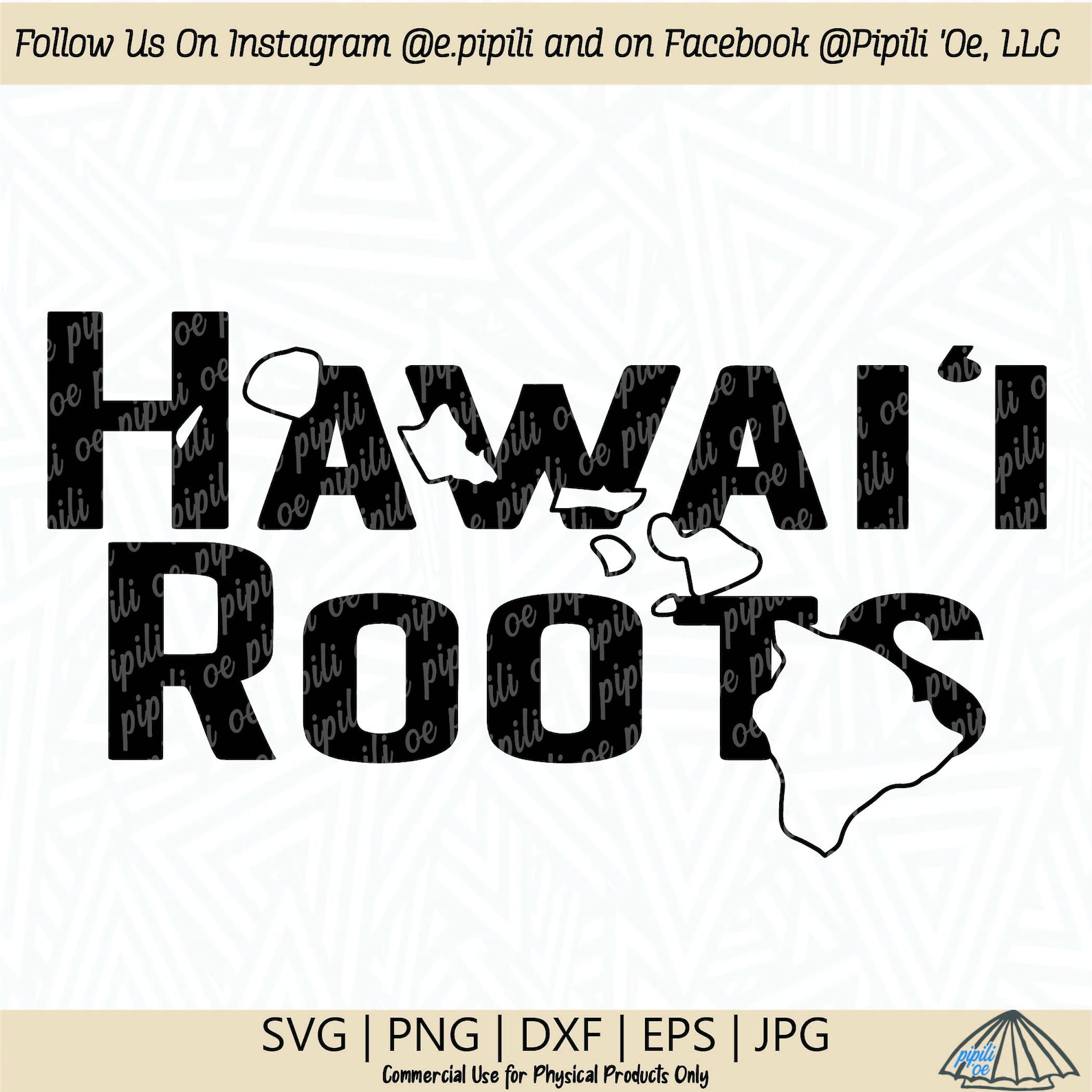 Hawaii Roots SVG Hawaii SVG Hawaiian SVG Digital - Etsy