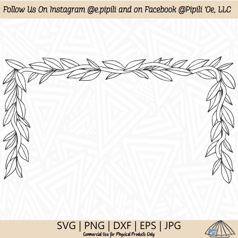 Maile and 'ilima Lei SVG - Maile Lei SVG - 'ilima Lei SVG - Hawaii Svg ...