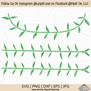 Ti Leaf Lei Front and Back SVG - Ti Leaf Lei SVG - Lāʻī Leis SVG ...