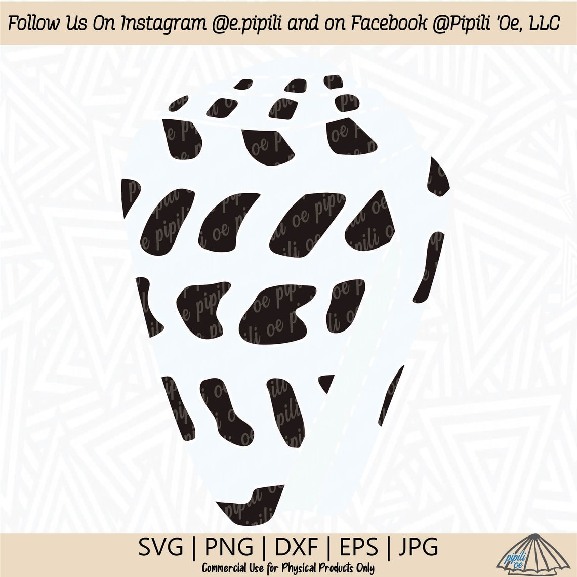 Hebrew Cone Shell SVG - Beach Shell SVG - Shell SVG - Digital Download ...