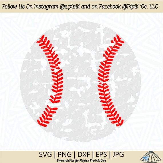 Distressed Baseball SVG Grunge Baseball SVG Baseball SVG - Etsy