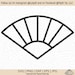 Hand Fan SVG - Folding Fan SVG - Fan Shape SVG - Digital Download - Fan ...