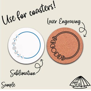 Moon Phases Circle Frame SVG - Moon Phases SVG - Circle Frame SVG ...