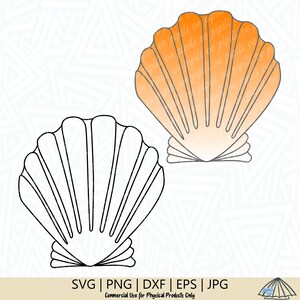 Sunrise Shell SVG - Moonrise Shell SVG - Shell SVG - Shell Cut File ...