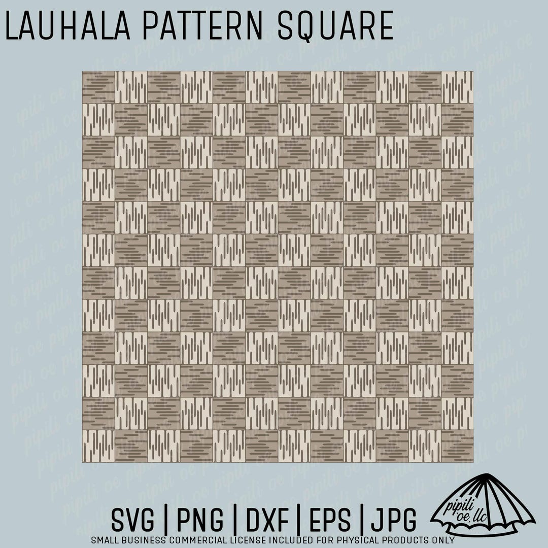 Lauhala Pattern Square SVG - Seamless Pattern SVG - Lauhala Pattern Png ...