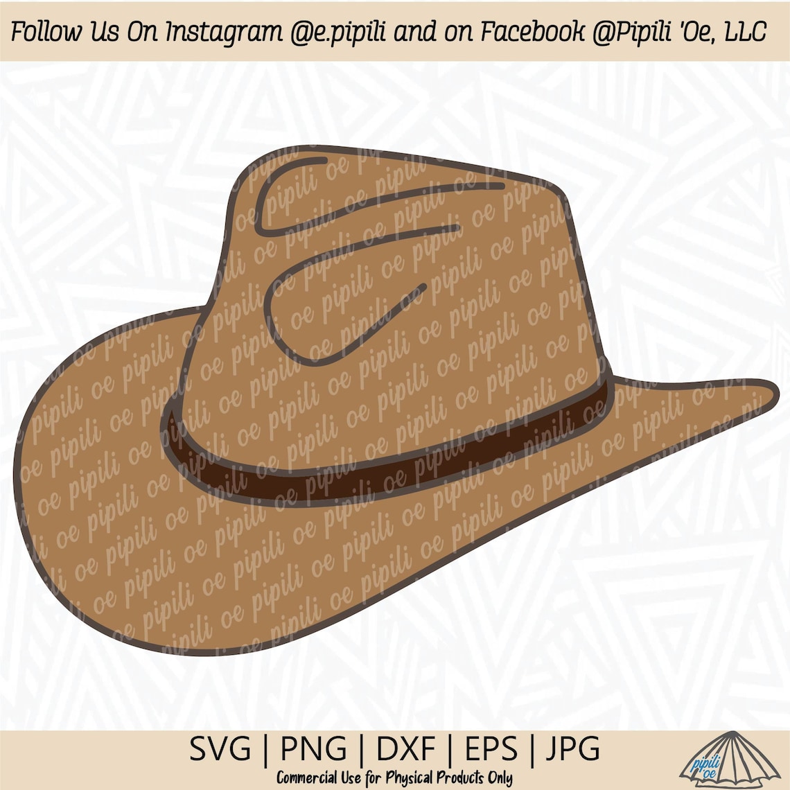 Paniolo Cowboy Hat SVG Hat SVG Paniolo Hat SVG Digital - Etsy