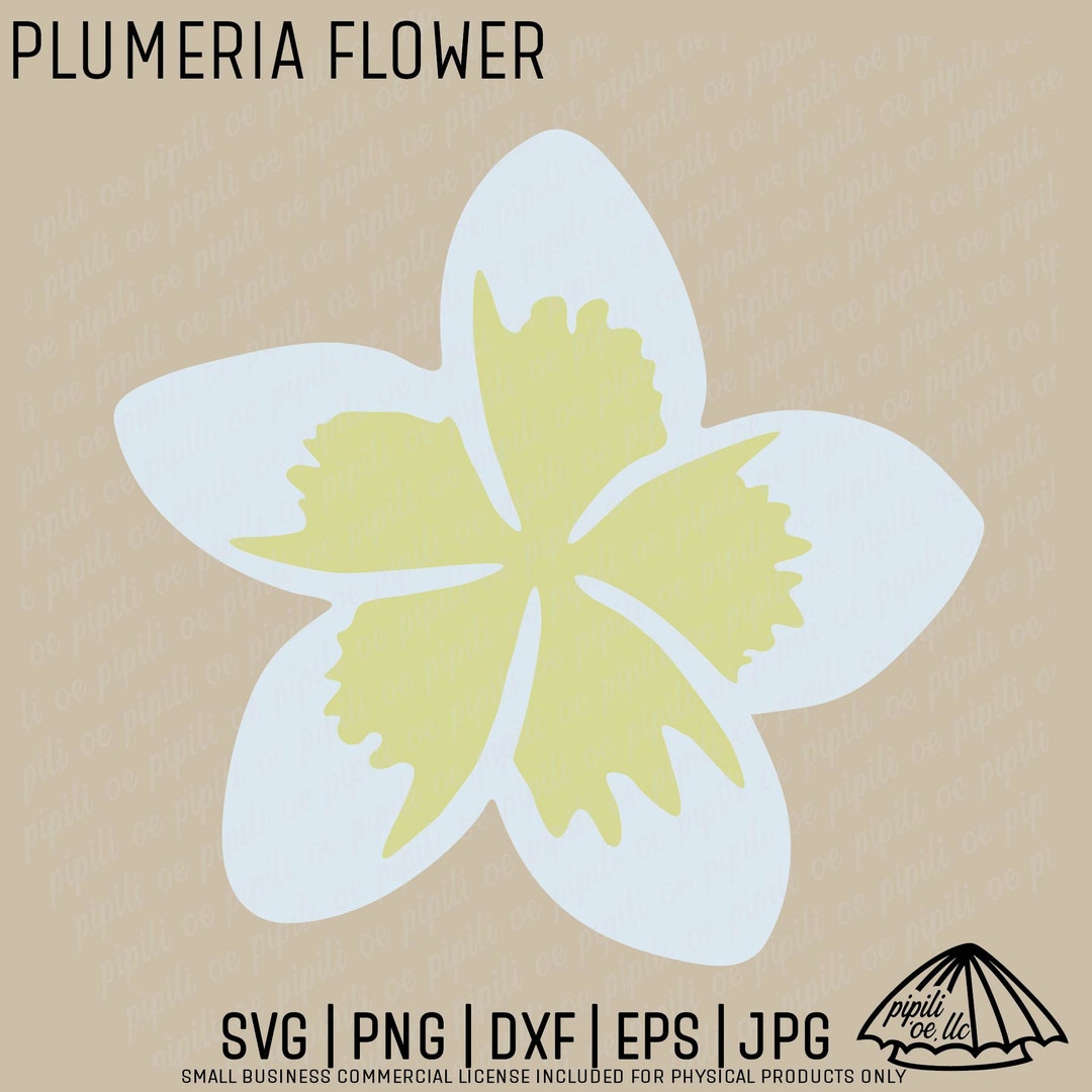 Plumeria Flower SVG - Flower SVG - Lei Strand SVG - Hawaii Svg ...