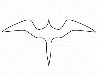 Iwa Bird Stencil - Etsy Canada