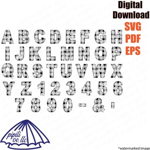 Alphabet Palaka Laser SVG - Digital Download - Alphabet Cutting File ...
