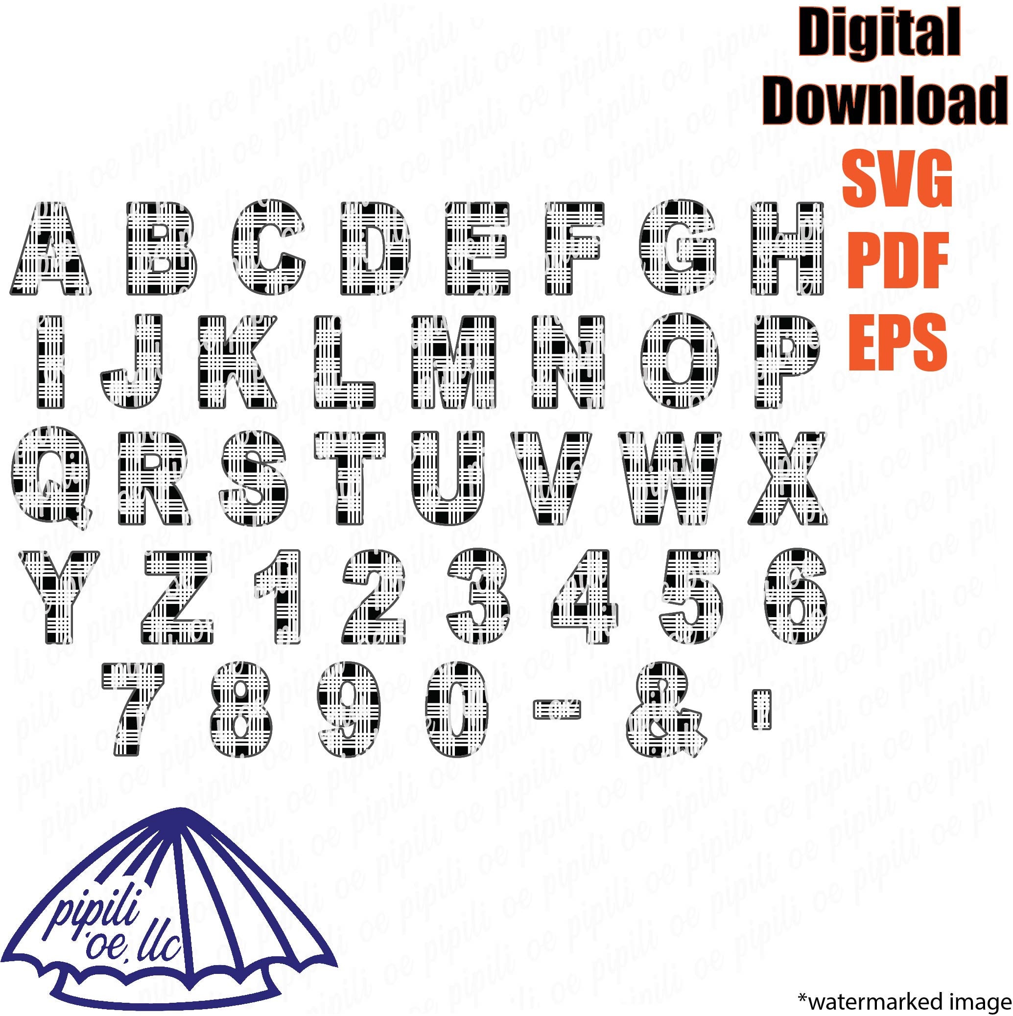 Alphabet Palaka Laser SVG - Digital Download - Alphabet Cutting File ...
