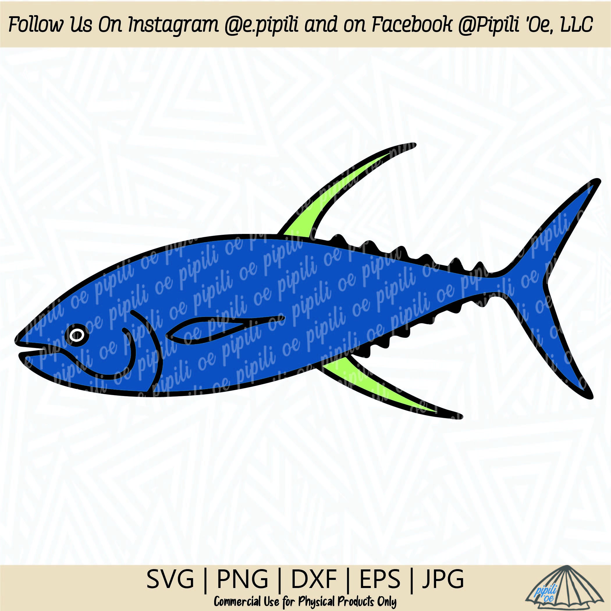 Yellowfin Tuna Ahi SVG Fish SVG Ahi Tuna SVG Descarga - Etsy México