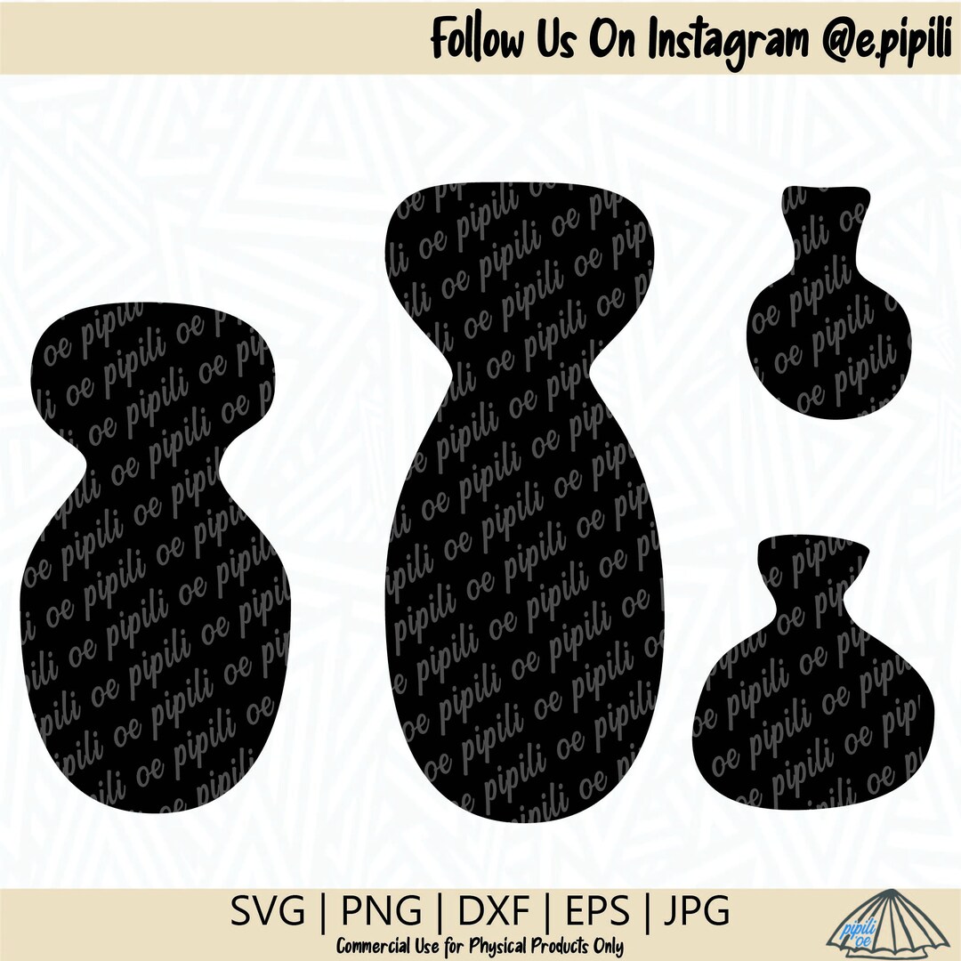 Ipu Silhouette SVG - Hula SVG - Hawaii SVG - Ipu Clip Art - Ipu Cutting ...